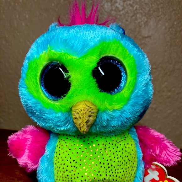 Toys | Ty Beanie Boos Opal The Owl | Poshmark